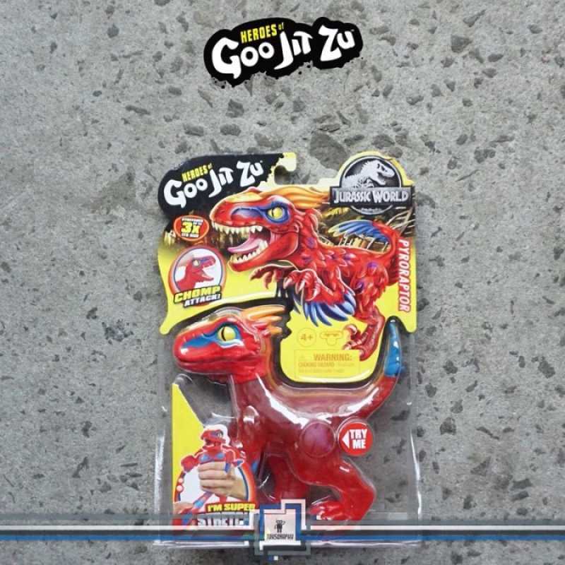 Promo Goo Jit Zu Jurassic World Pyroraptor Chomp Attack Goojitzu ...