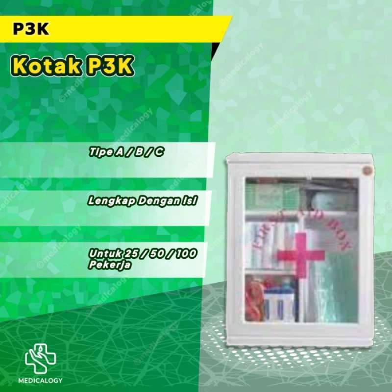 Jual Lemari Kotak P3K Tipe A Lengkap Dengan Isi Untuk 25 Pekerja di ...