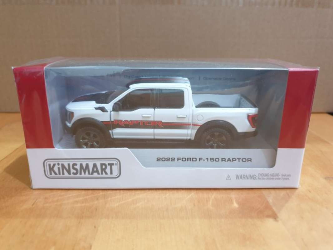 Promo Diecast 2022 Ford F-150 Raptor Livery Edition Kinsmart 1:46 ...