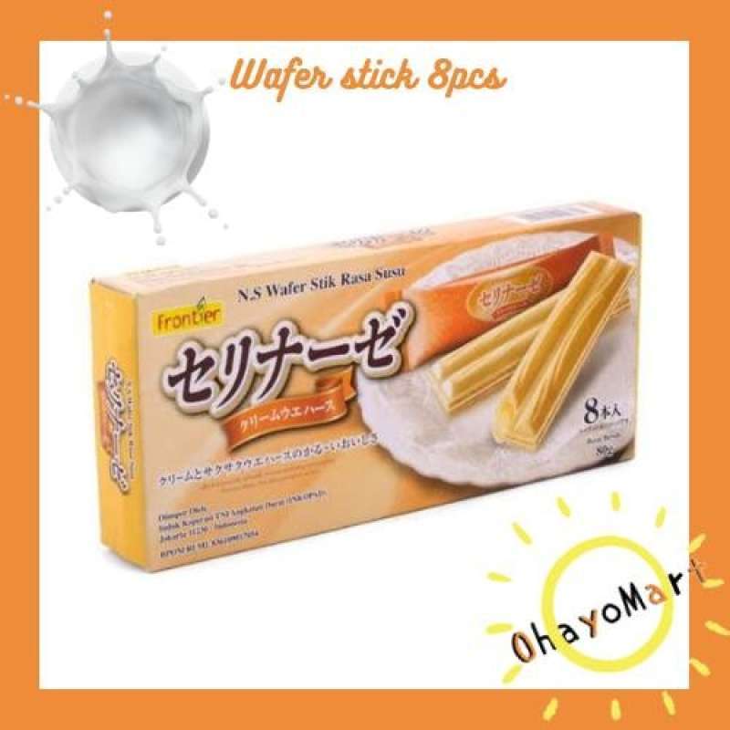 Jual Frontier N.s Wafer Stik Milk Cream / N.s Wafer Stik Rasa Susu ...