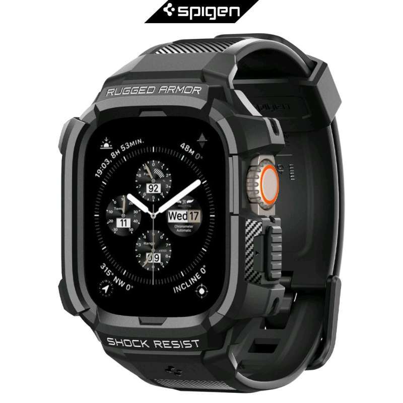 Jual Strap Case Apple Watch Ultra 2 49mm Spigen Rugged Armor Pro Band ...
