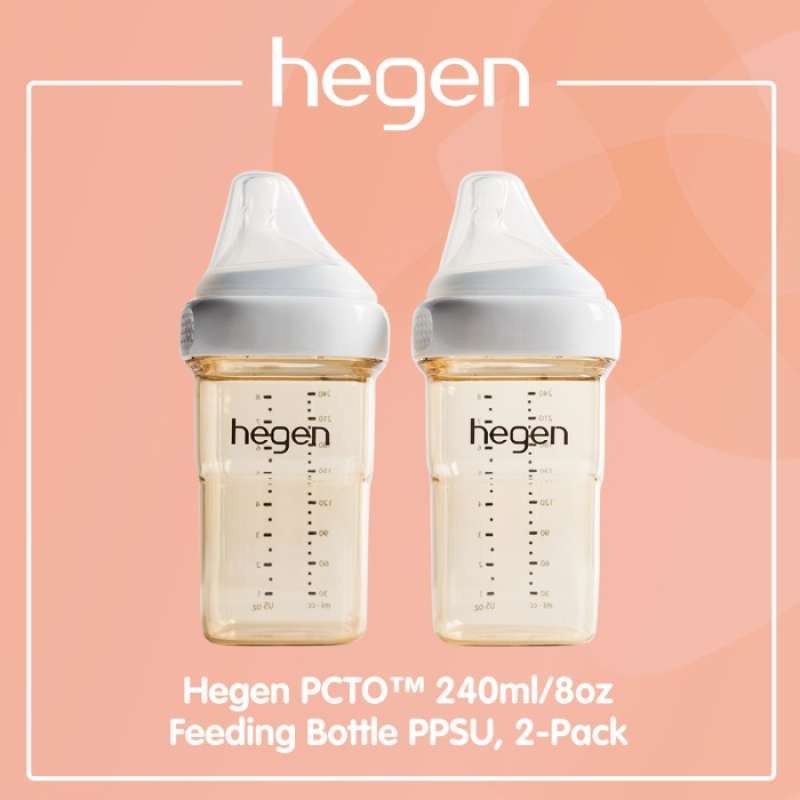 Promo Hegen PCTO™ 240ml/8oz Feeding Bottle PPSU (2-Pack) Diskon 26% di Seller Luarbiasa Shop ...