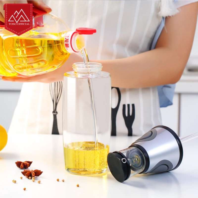 Jual Bottle Press Measure Oil Botol Minyak Goreng Gula Cair Cuka 500ml ...
