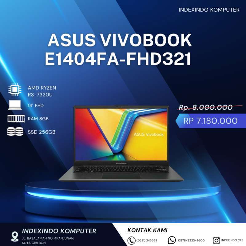 Jual Asus Vivobook E1404 Fa Original Murah - Harga Diskon Juni 2024 ...