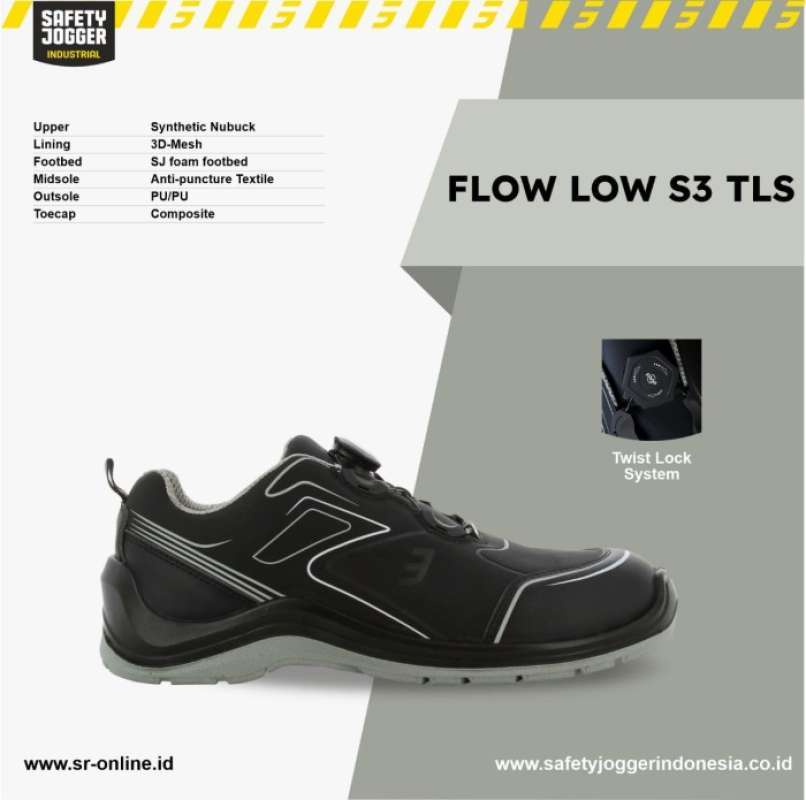 Jual Safety Jogger Flow S3 Low Tls S3 Esd Src Di Seller Himaga Store ...