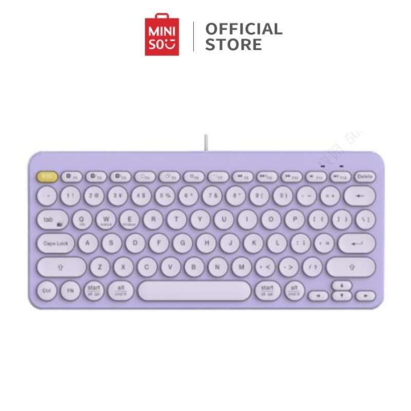 Promo Miniso Fashionable Mini Wired Keyboard Model Sw-kb611 Diskon 20% ...
