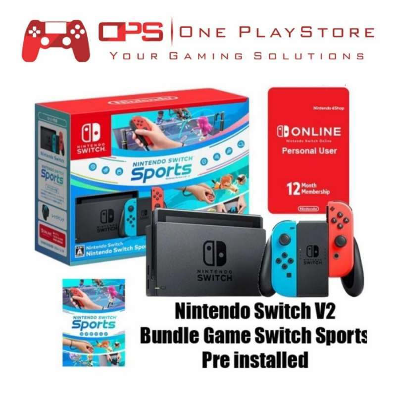 Jual Nintendo Switch V2 Bundle Switch Sports Set Di Seller One ...