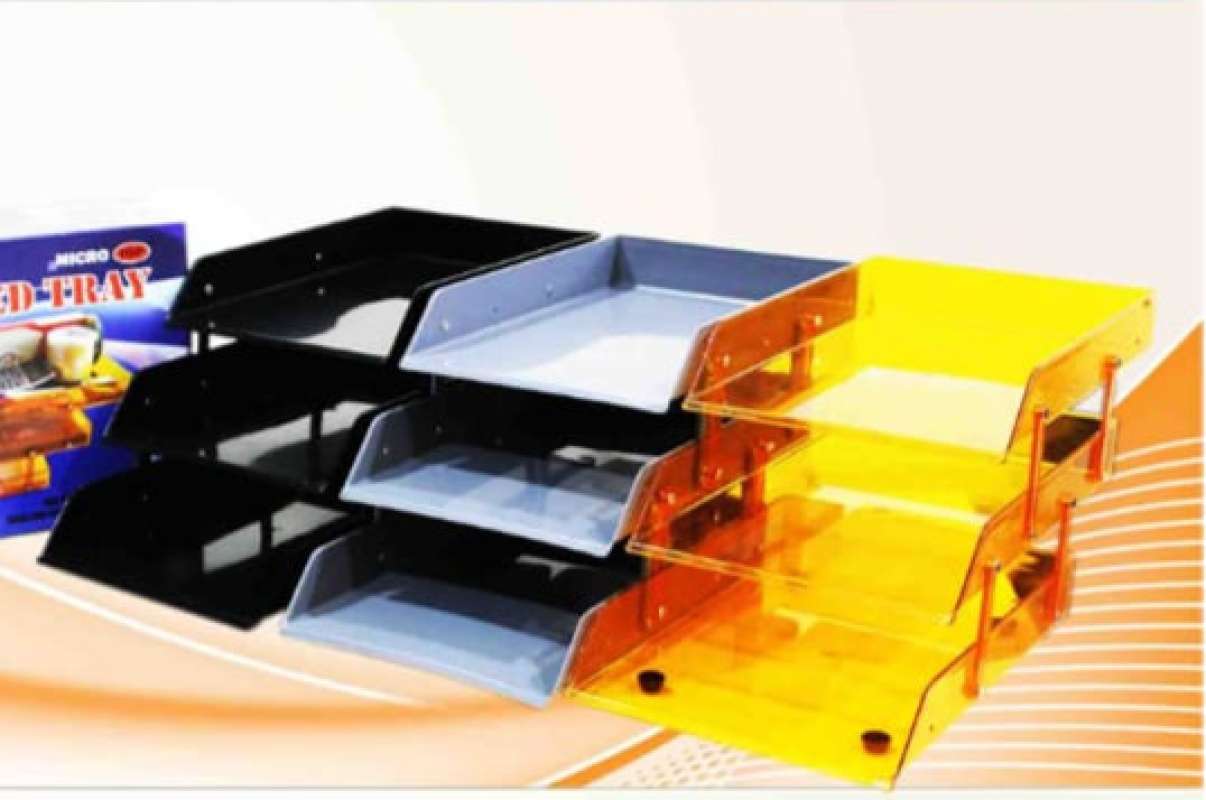 Jual Elevated Tray Triple Deck Paper Tray Rak Dokumen 3 Susun MICROTOP ...