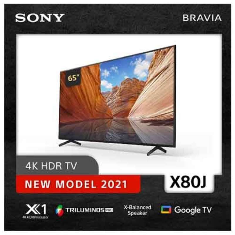 Jual TV LED SMART GOOGLE ANDROID SONY BRAVIA KD-65X80J 65 inch UHD 4K ...