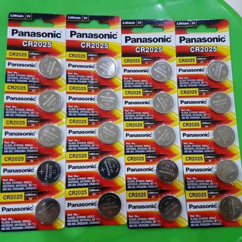 Jual Baterai/batre/battery Jam Kancing Cr 2025/ Cr2025 Panasonic ...