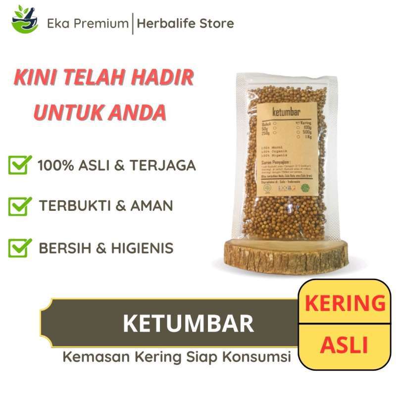 Promo Biji Ketumbar Kering Ramuan Rempah Herbal Asli Bumbu Dapur Masak ...