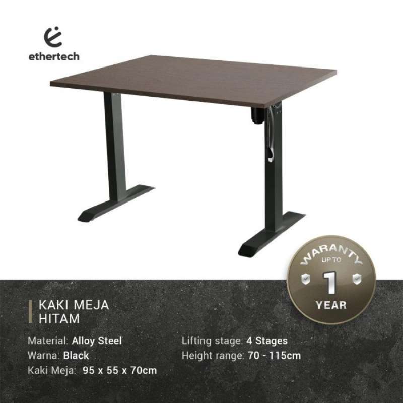 Promo Manual Adjustable Desk + Table Top 120cm Diskon 23% Di Seller ...