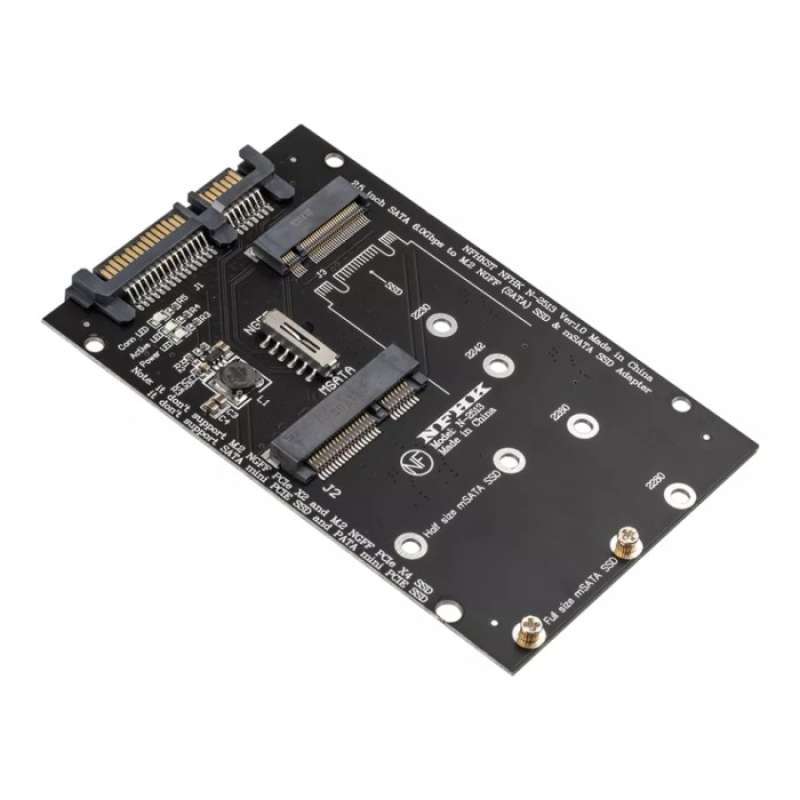 Promo Adapter Ssd M.2 Sata Ngff Msata To Sata 3.0 2.5 Inch Converter M2 ...