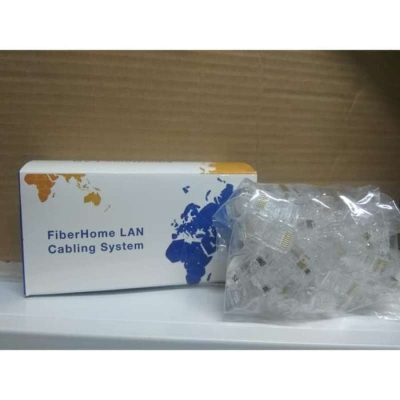 Promo Fiberhome Connector Rj45 Cat6 / Utp Cat 6 Gold Diskon 23% di ...