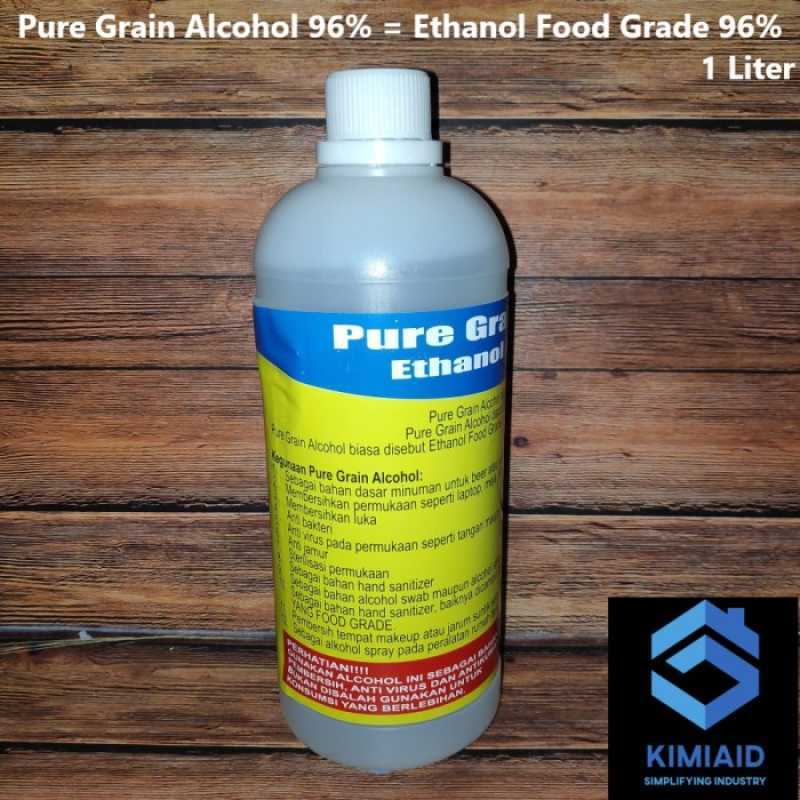 Jual Pure Grain Alcohol 1 Liter - Ethanol Food 96 1 Liter Alcohol 96 di ...