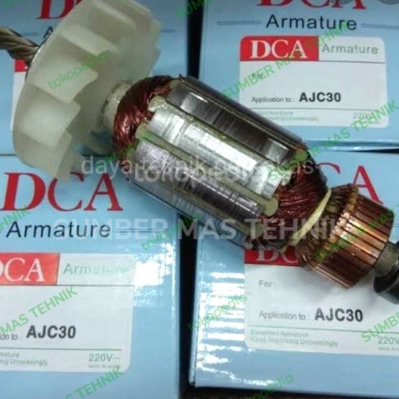 Promo New Angker Ajc30 Rotor Armature Ajc30 Armature Bor Magnet Dca Djc ...