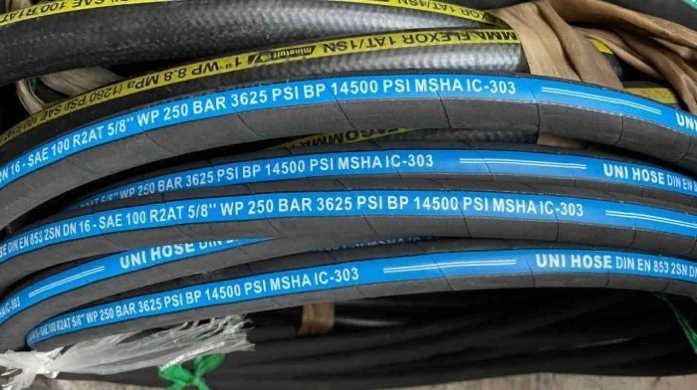 Jual Selang Hidrolik Hydraulic 5/8 Inch High Pressure R2(2 Wire ...