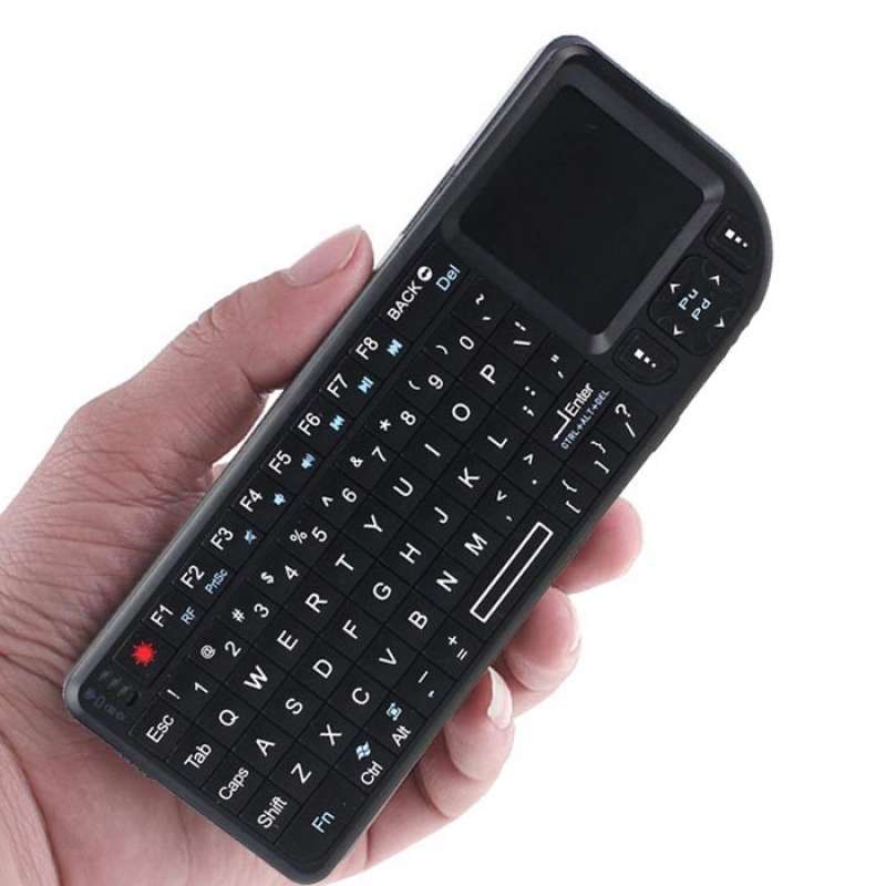 Promo Mini Wireless Keyboard Mouse Presenter Combo + Touch pad + Laser ...
