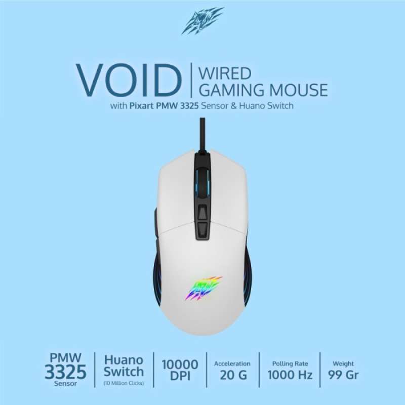 Jual Mouse Gaming Sades Void S40 Rgb 10000dpi Wired Di Seller Dbklik ...