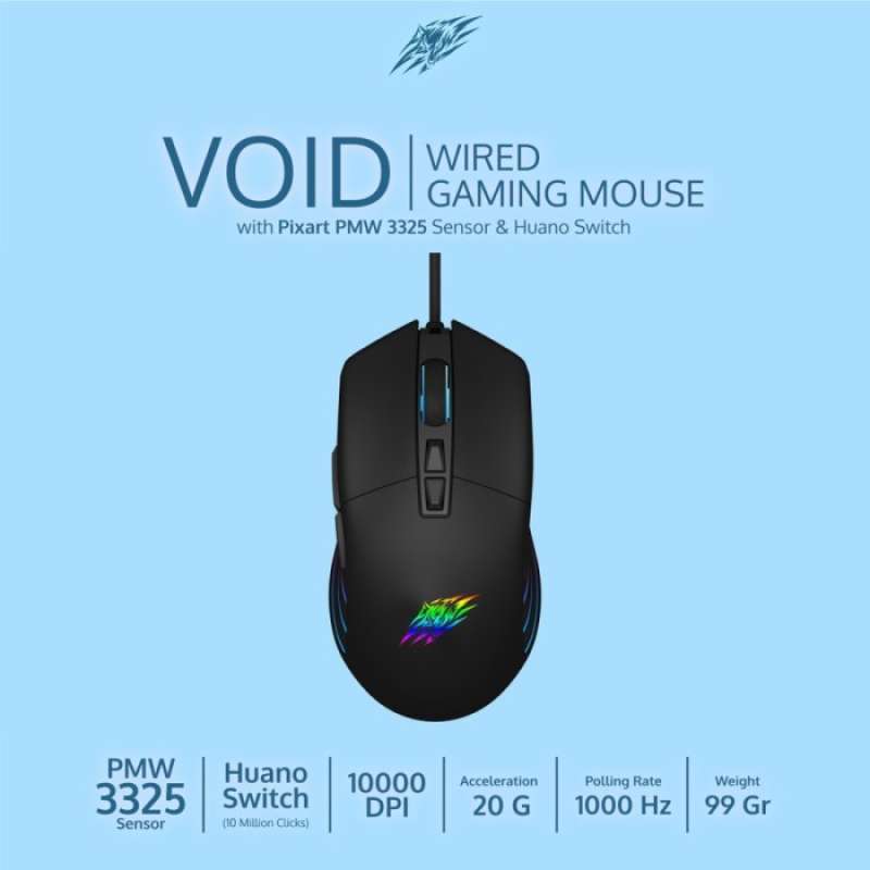 Jual Mouse Gaming Sades Void S40 Rgb 10000dpi Wired Di Seller Dbklik ...