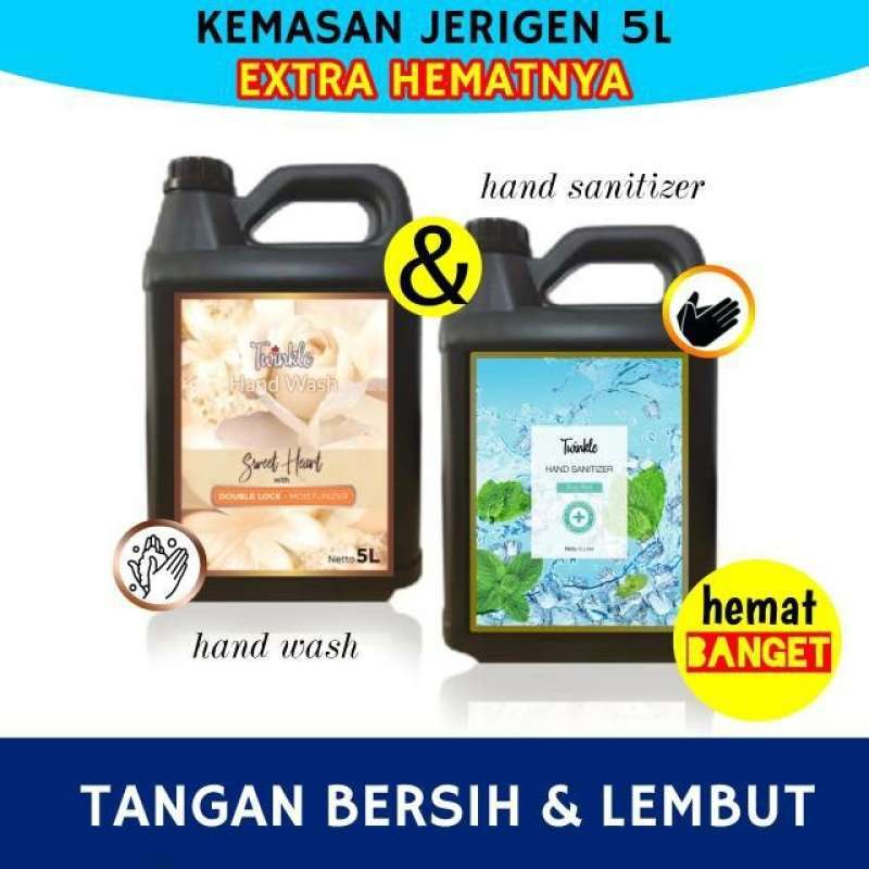 Jual Hand Wash 5 Liter Dan Hand Sanitizer Food Grade 5 Liter Twinkle Di ...