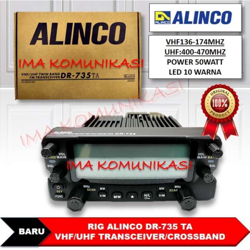 Promo RADIO RIG ALINCO DR-735TA DR 735 TA RADIO BASE DUALBAND Diskon 23% di Seller Silia Store ...