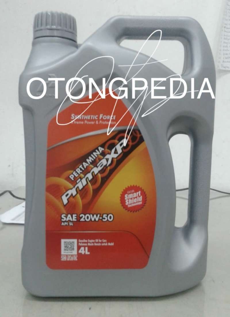 Promo Oli Mesin 20w50 Pertamina PRIMA XP Galon 4 liter Diskon 23% di ...