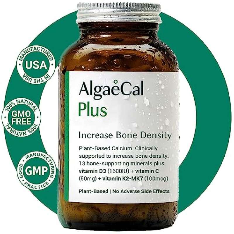 Jual ALGAECAL Plus - Organic Red Algae Calcium Supplement, Vitamin K2 ...