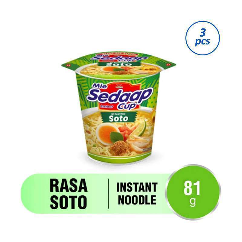Jual Sedaap Mi Soto Cup Terbaru - Harga Promo Februari 2024 | Blibli