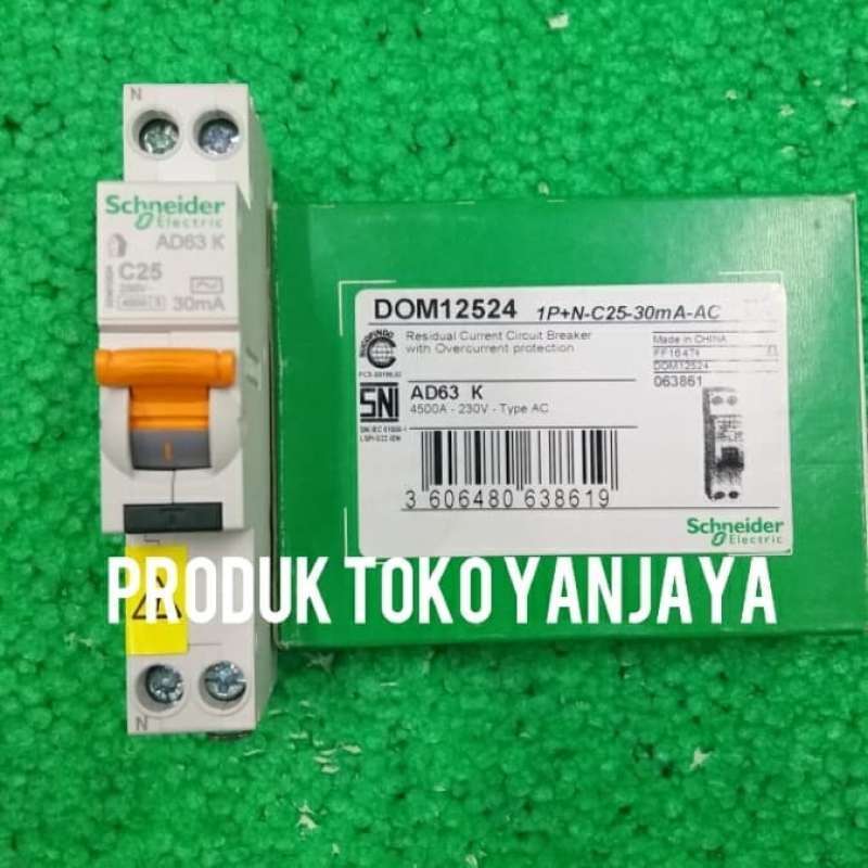 Promo Rcbo Slim Domae 1p+n 25a 30ma/rcbo Slim Domae 1p+n 25a 30ma ...