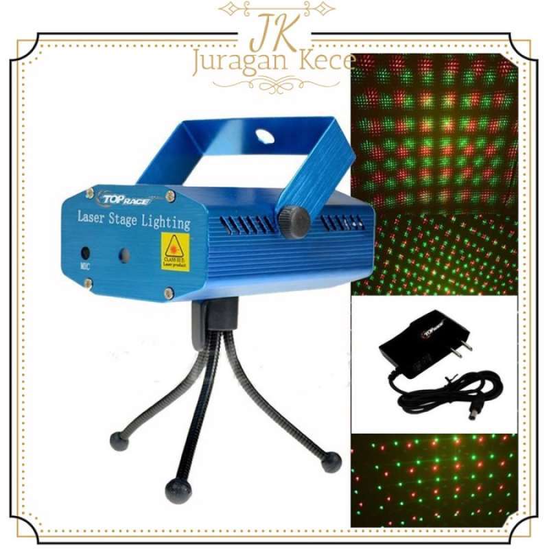 Promo Proyektor Laser Stage Lighting Mini Lampu Disco Ruangan Sensor ...