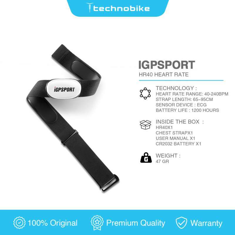 Jual Cyclocomp Sepeda Igpsport Heart Rate Hr40 Di Seller Technobike ...