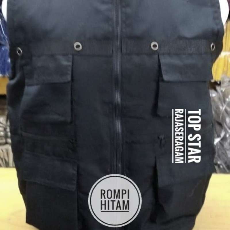 Promo Rompi Vest PDH Kerja Komunitas PDL Proyek Bordir Lapangan Safety ...