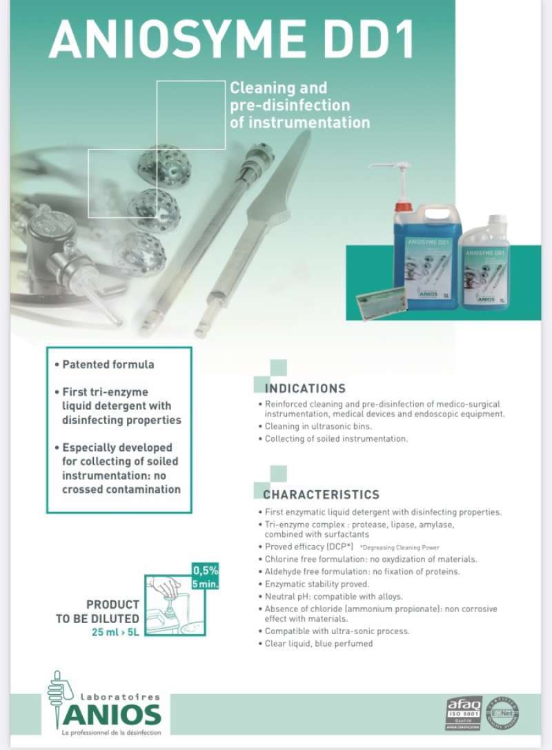 Promo Aniosyme Dd1 (disinfektant Alat Bedah) Diskon 23% Di Seller Indah ...