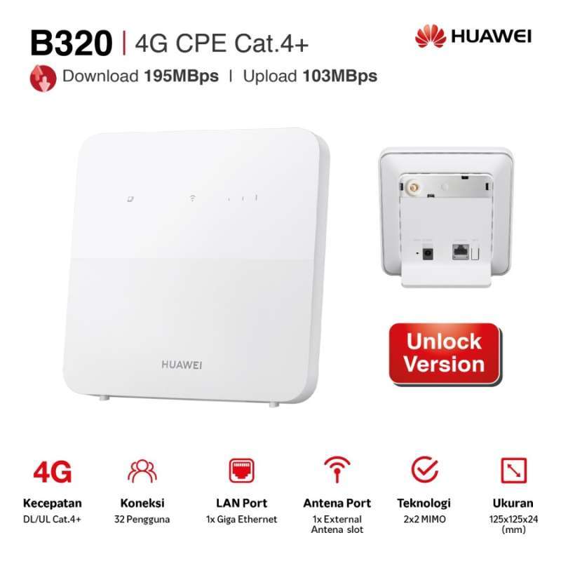 Promo Huawei B320 Indosat Im3 Modem Wifi Router Wireless 4g Lte Free ...