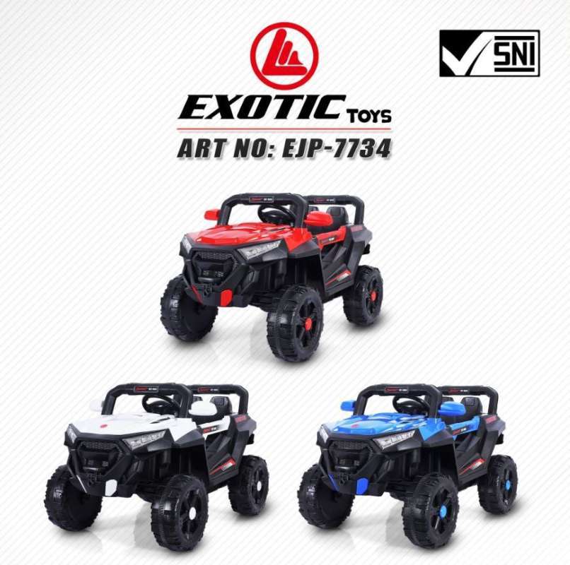 Jual Mobil Aki Exotic Ejp 7734 Remote Control 2 Gearbox Mainan Anak Di ...