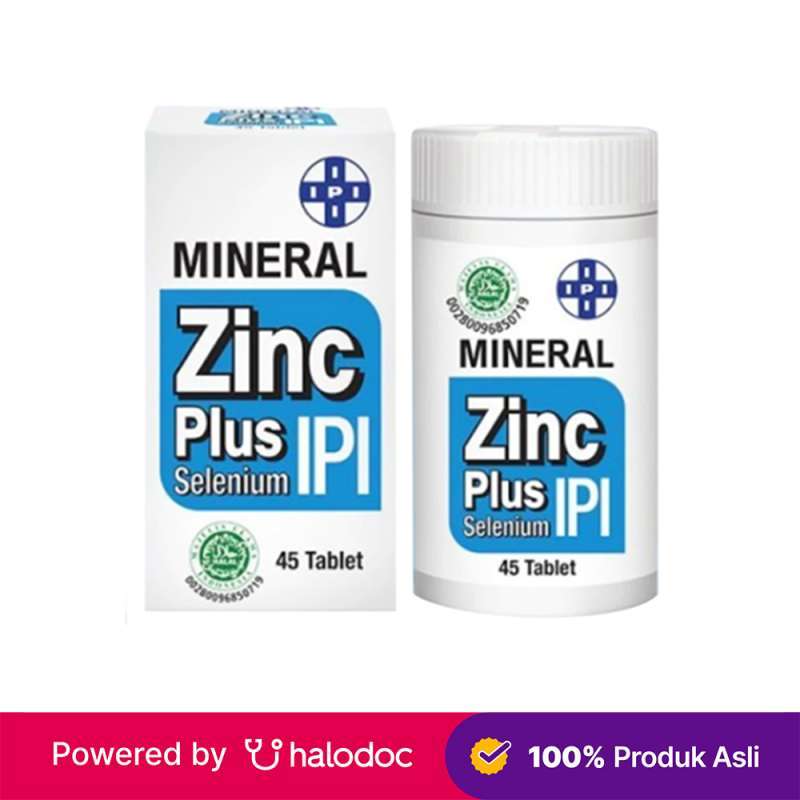 Jual Vitamin Mineral Zinc Plus Selenium Ipi 45 Tablet Di Seller Apotek ...