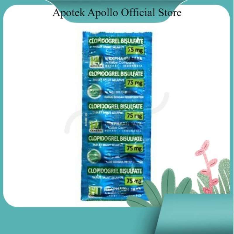 Jual Clopidogrel Bisulfate Hexpharm 75 Mg Strip 10 Tablet Di Seller ... Jual Clopidogrel Bisulfate Hexpharm 75 Mg Strip 10 Tablet Di Seller ...