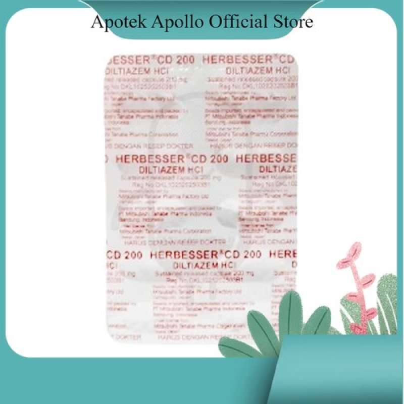 Jual Herbesser Cd 200 Mg Strip 10 Tablet Di Seller Apotek Apollo ...