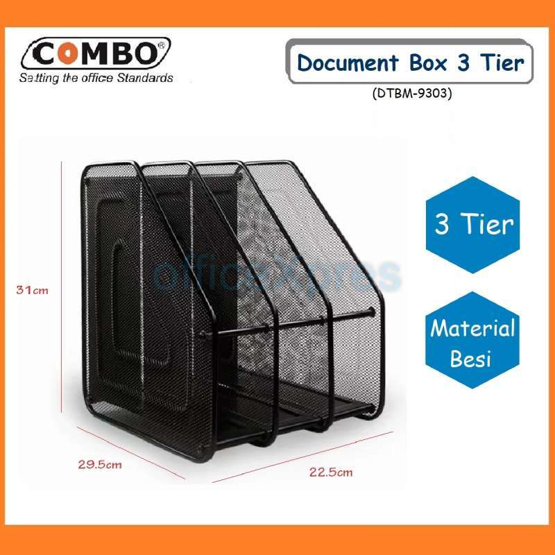 Jual Rak Box File Kantor 3 Tier / Rak Dokumen Layer / Document Rack ...