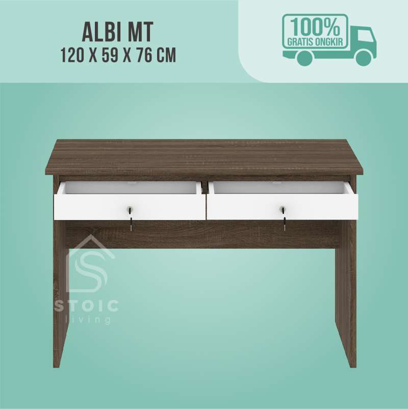 Jual ALBI MT 120 SOD - Minimalis Aesthetic - Meja Tulis Meja Belajar ...
