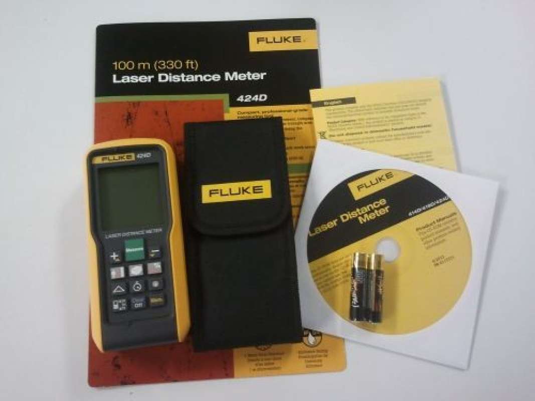Promo Fluke 424D 100 Meter Laser Distance Meter Alat Ukur Jarak 100M ...