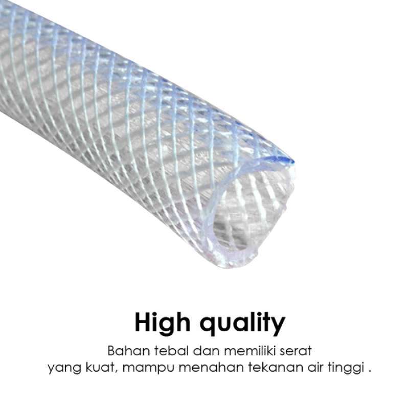 Promo SELANG PVC TRANSPARAN 1 INCH 25 METER / SELANG BENING SERAT ...