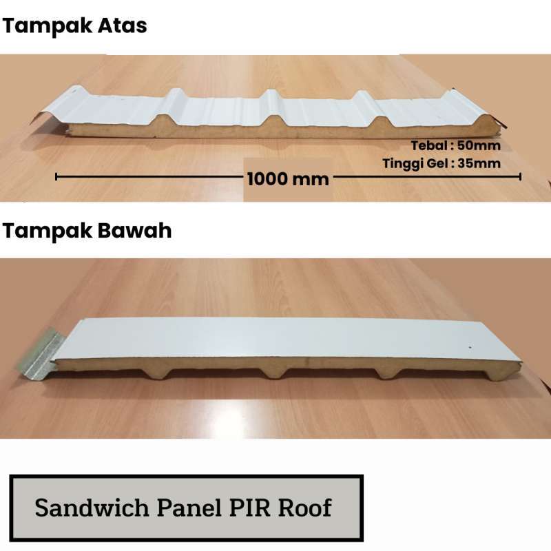 Jual Sandwich Panel Pir Roof/atap Color Standar Di Seller Serba Atap ...