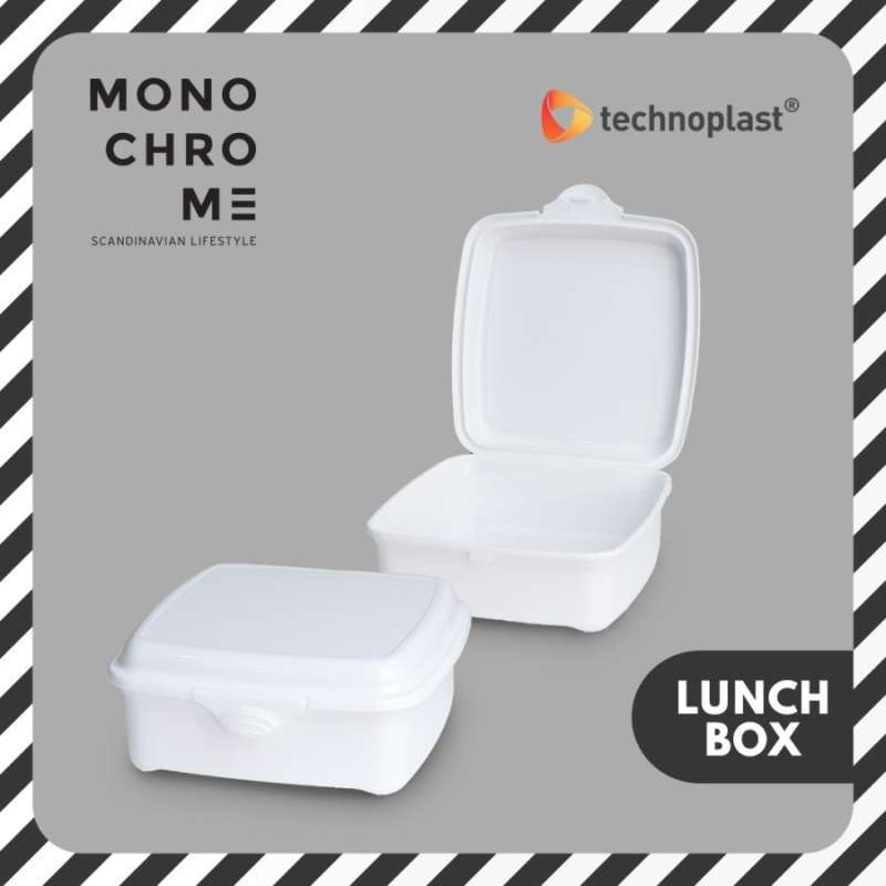 Promo Technoplast Set Tempat Makan / Uniset Soft Lunch Kit Monochrome ...