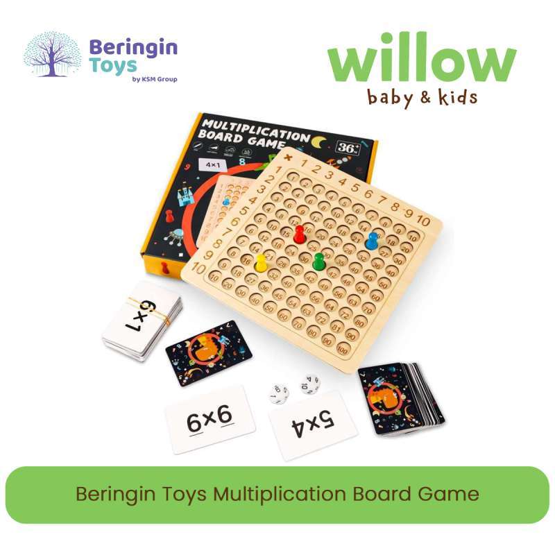 Jual Mainan Edukatif - Beringin Lxzh Toys Multiplication Board Game Di ...