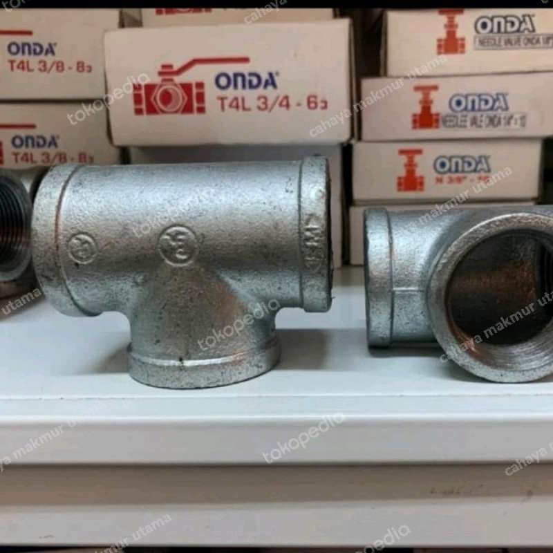 Promo Tee Galvanis Drat 3 Inch / Tee Besi Galvanis Diskon 23% Di Seller ...