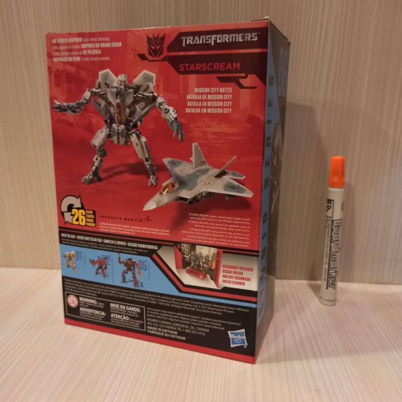 Promo Transformer Starscream 06 Transformers Generation Studio Series ...