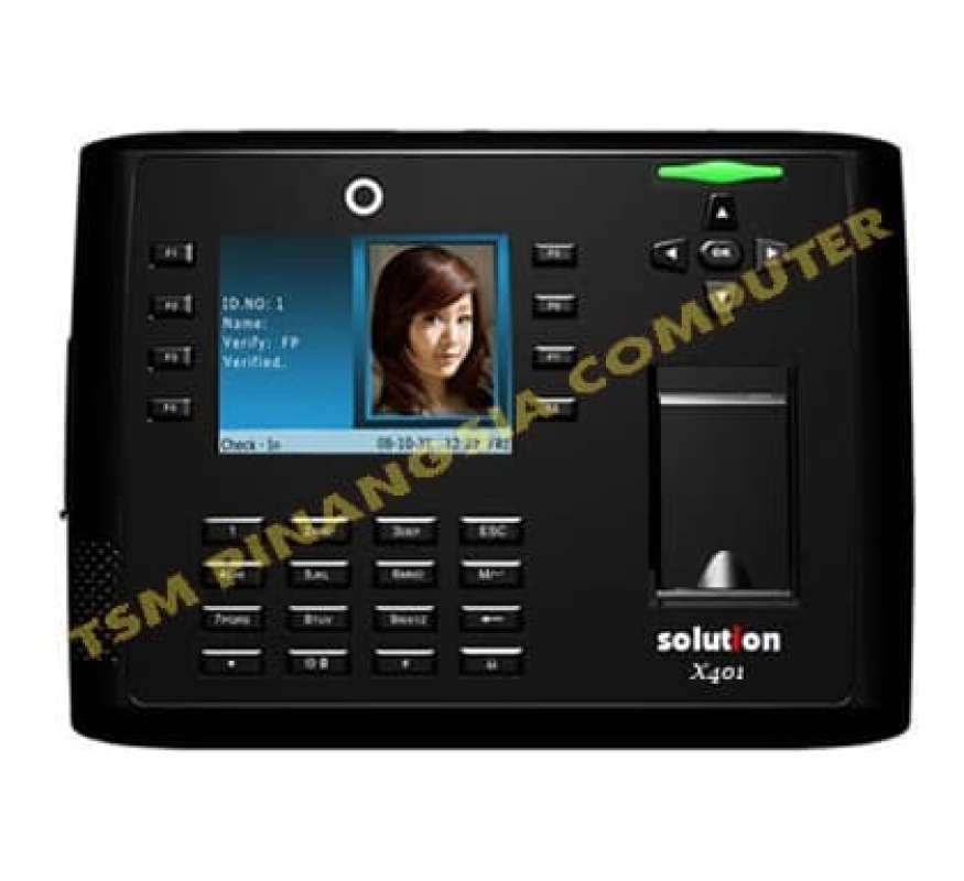 Jual Solution X-401 Mesin Absensi Fingerprint - Mesin Absensi Sidik ...