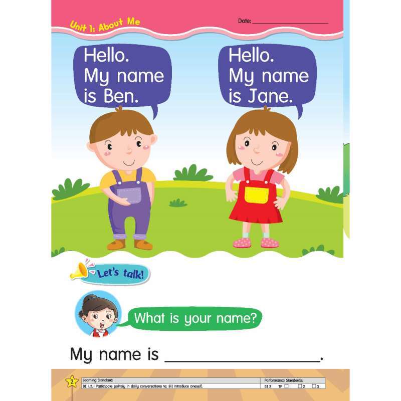 Jual Kindergarten : Kids Shine English - Activity 1 Di Seller Pelangi ...